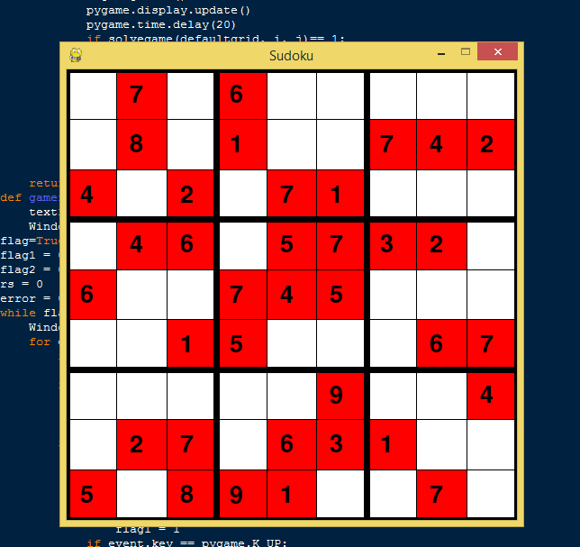 Sudoku Game Using Tkinter In Python Free Source Code SourceCodester